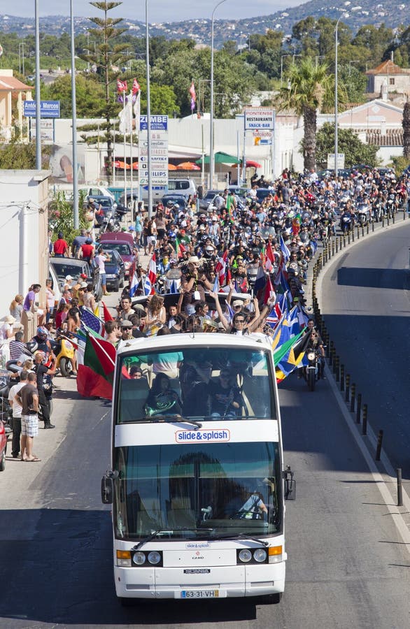 Algarve International Motorcicle Rally Editorial Photography - Image of ...