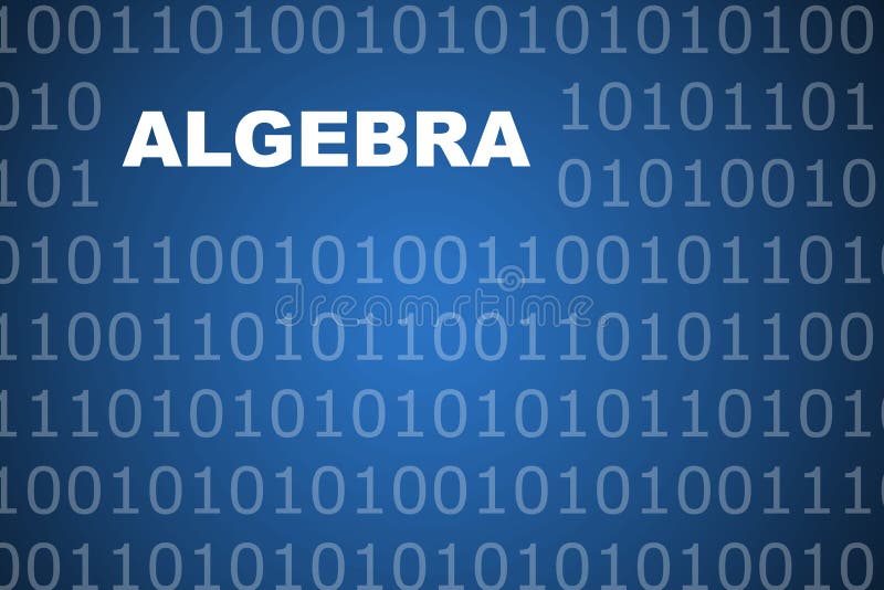Algebra Abstract Background Stock Illustration - Illustration of class ...