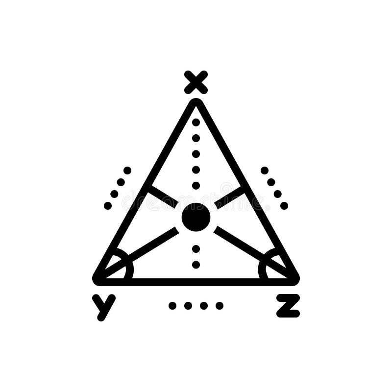 Black Solid Icon for Algebra, Education and Arithmetic Stock Vector ...