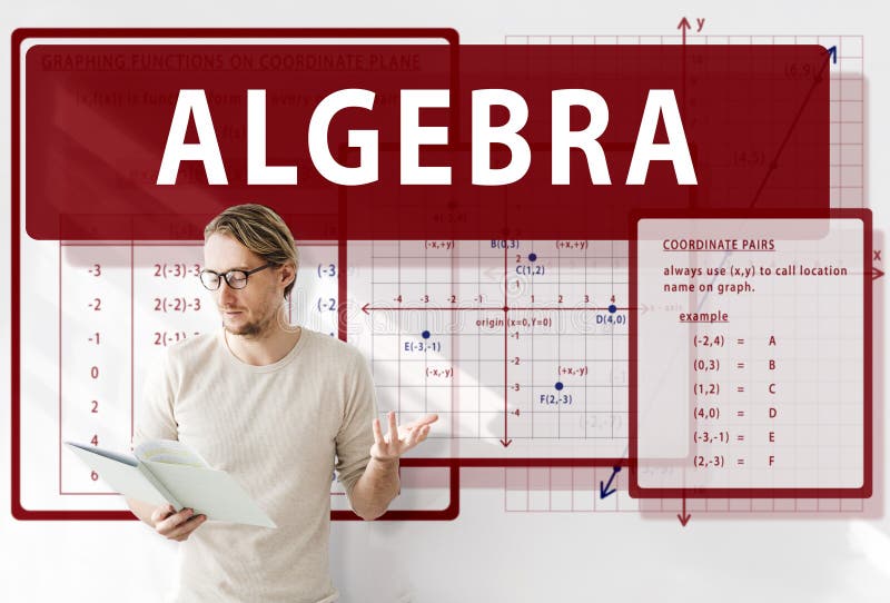 Algebra Mathematics Calculation Chart Concept Stock Image - Image of ...