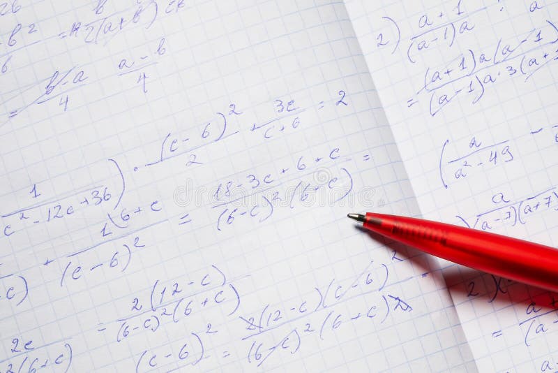 Algebraic Calculations in Open Graph Notebook with Pen. White Paper ...