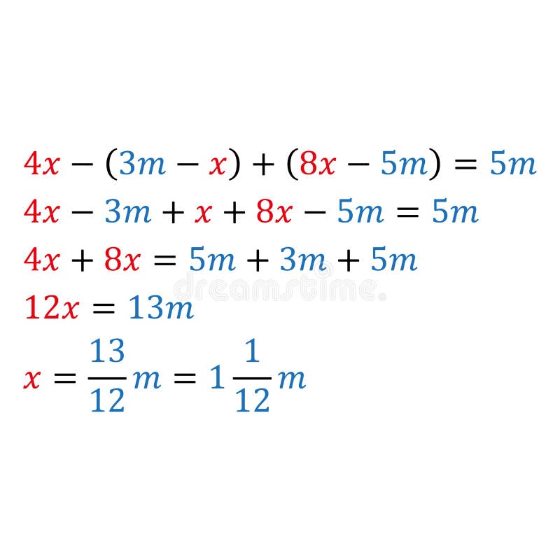 Algebraic Parametric Equation with One Variable. Positive and Negative ...