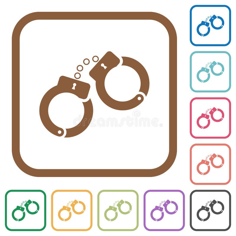 Algemas Simples, Linha ícone Da Algema Projeto Da Ilustração Do Vetor ...