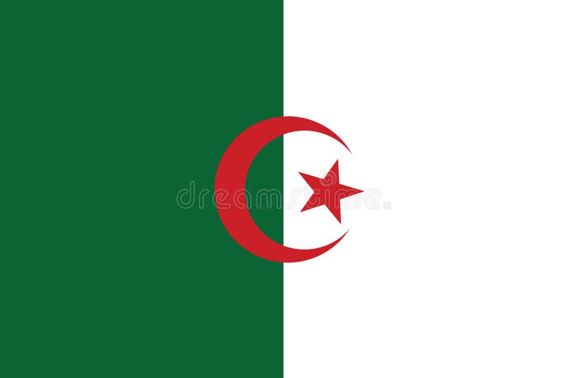 Algeria Flag, Official Colors and Proportion Correctly. National ...