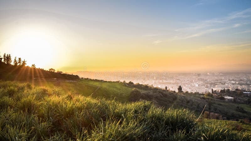 Algeria landscape sunset stock photo. Image of beautiful - 119895820