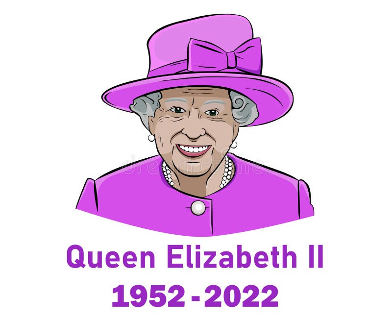 Queen Elizabeth Portrait Vector Stock Illustrations – 908 Queen ...