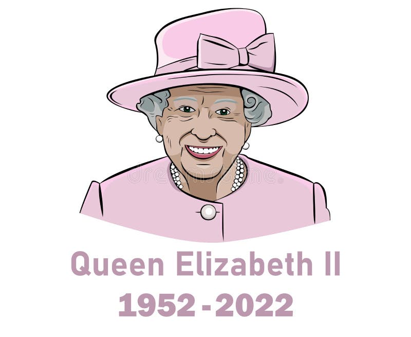 Queen Elizabeth Portrait Vector Stock Illustrations – 894 Queen ...