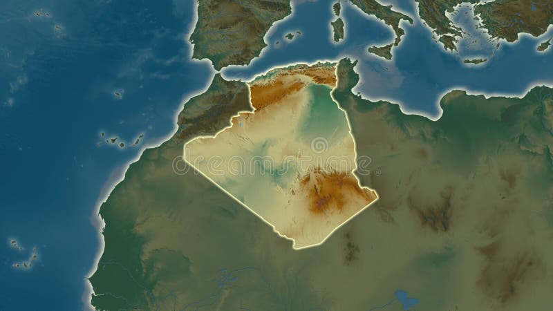 Algeria Relief Stock Illustrations – 662 Algeria Relief Stock ...