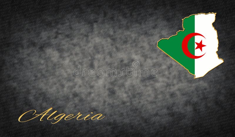 Algeria Symbols, Map of Algeria Stock Image - Image of festivals ...