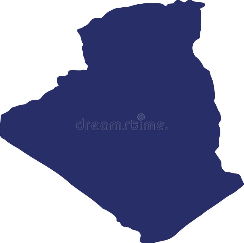 Algerian map vector vector stock vector. Illustration of geography ...