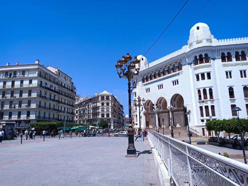 Algiers Central Post Office. View on the Algiers Central Post Office in ...