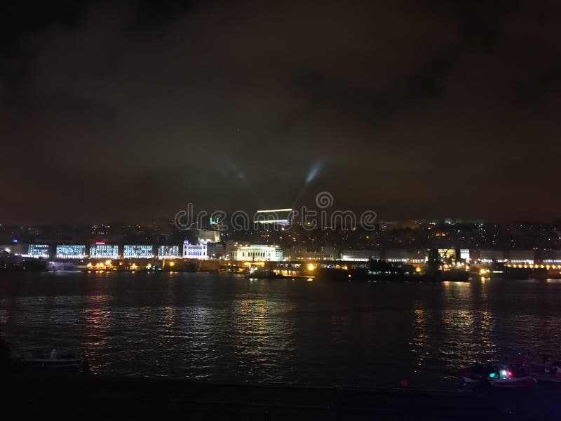 Algiers by night stock photo. Image of culture, capital - 178597738