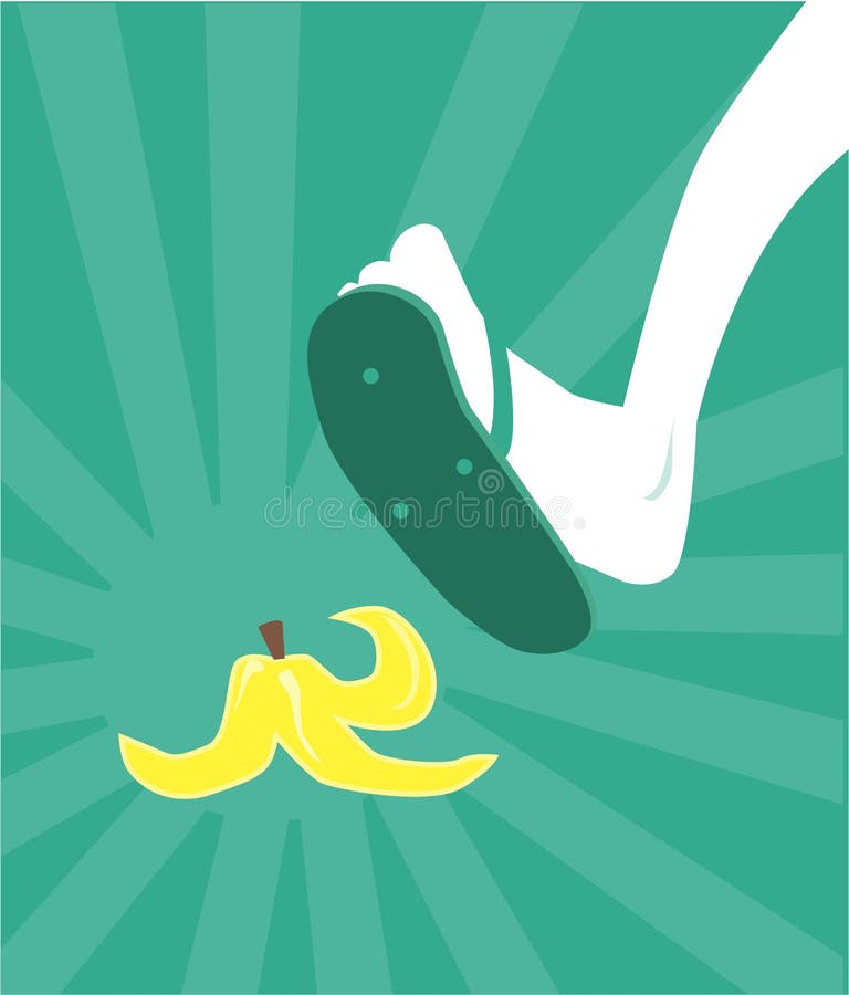 Algo inesperado ilustração stock. Ilustração de banana - 12757290