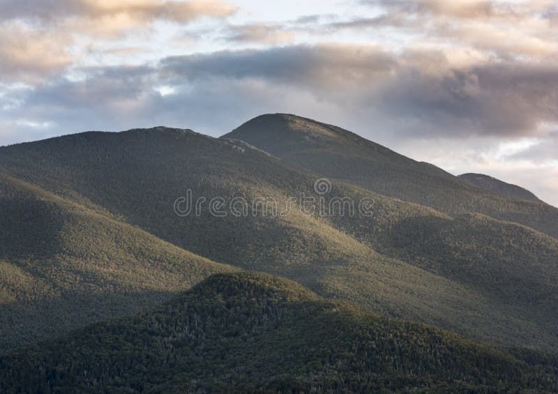 Algonquin Peak at Sunset stock photo. Image of mountains - 101405478
