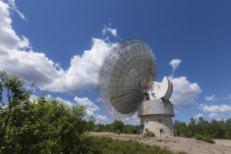 Algonquin Radio Observatory - Algonquin Park Stock Image - Image of ...
