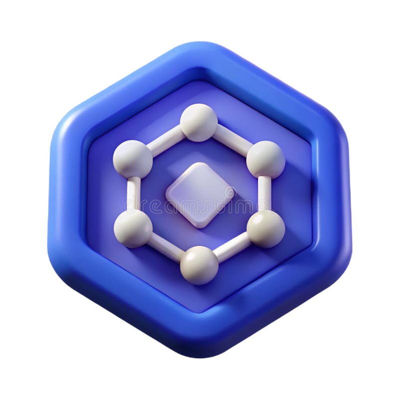 Algorand 3D Icon stock illustration. Illustration of blockchain - 359121317