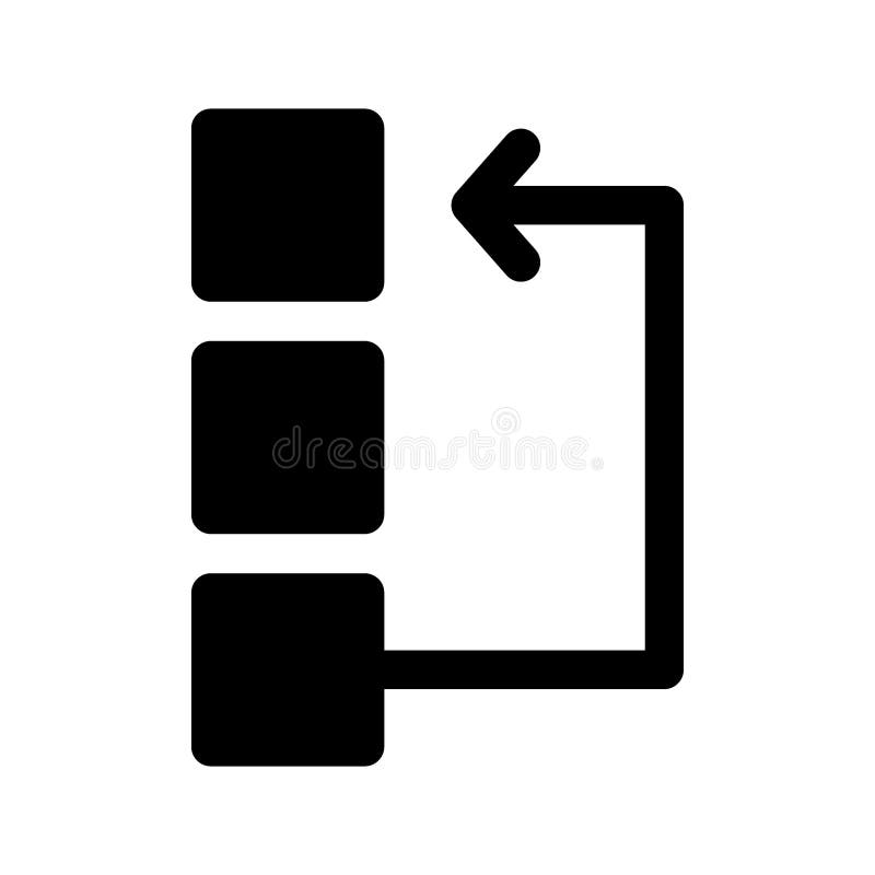 Algorith Icon Vector Symbol Design Illustration Stock Vector ...