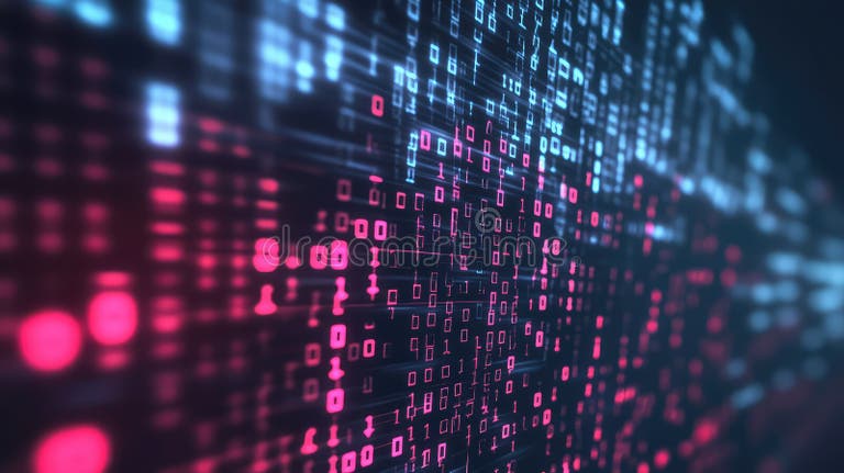 Algorithm Binary Code Sliding Style Stock Illustration - Illustration of system, data: 405596737