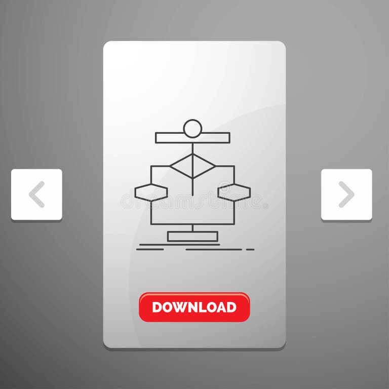 Algorithm, Chart, Data, Diagram, Flow Line Icon in Carousal Pagination ...