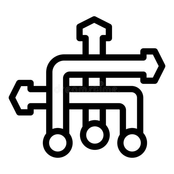 Connecting Arrows Stock Illustrations – 801 Connecting Arrows Stock ...