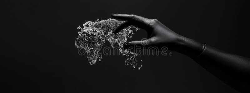 An Algorithm That Converts Binary Data To Text Robot Hand Touching Binary Data Stock Ai