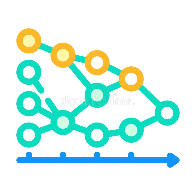 Algorithm Data Science Color Icon Vector Illustration Stock Vector Illustration Of Research