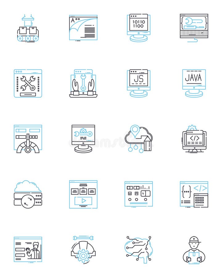 Computation Icons Stock Illustrations 375 Computation Icons Stock