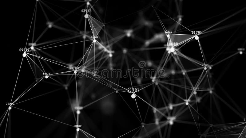 Algorithm Flow of Artificial Intelligence Technology. Global Big Data Storage Network ...