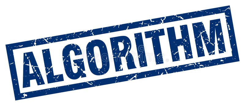 Algorithm stamp stock vector. Illustration of white - 122401442