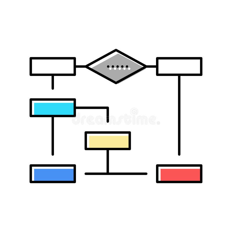 Algorithm Neural Network Color Icon Vector Illustration Stock Vector ... Algorithm Neural Network Color Icon Vector Illustration Stock Vector ...