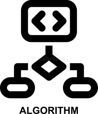 Algorithm, Procedure, Flow Chart, Programming, Coding, Software Development Outline Icon Stock ...