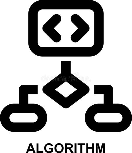 Algorithm, Procedure, Flow Chart, Programming, Coding, Software Development Outline Icon Stock ...