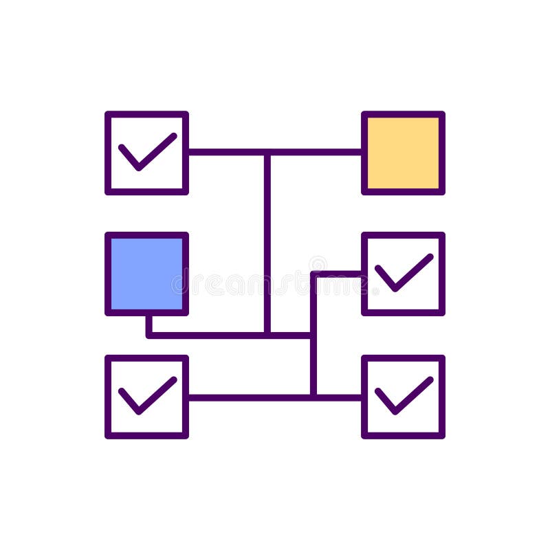 Resource Allocation of People and Projects. Stock Vector - Illustration ...