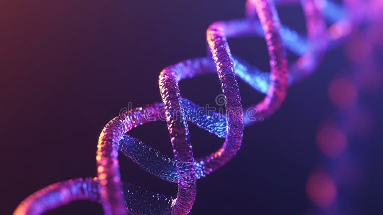 Algorithm Smooth Gradient Simulation of Genetic Sequence Stock Illustration - Illustration of ...