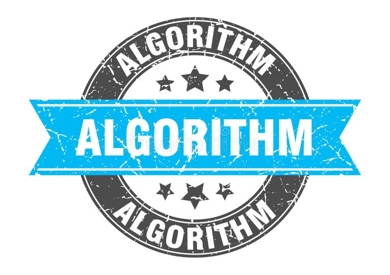 Algorithm stamp stock vector. Illustration of ribbon - 196575987