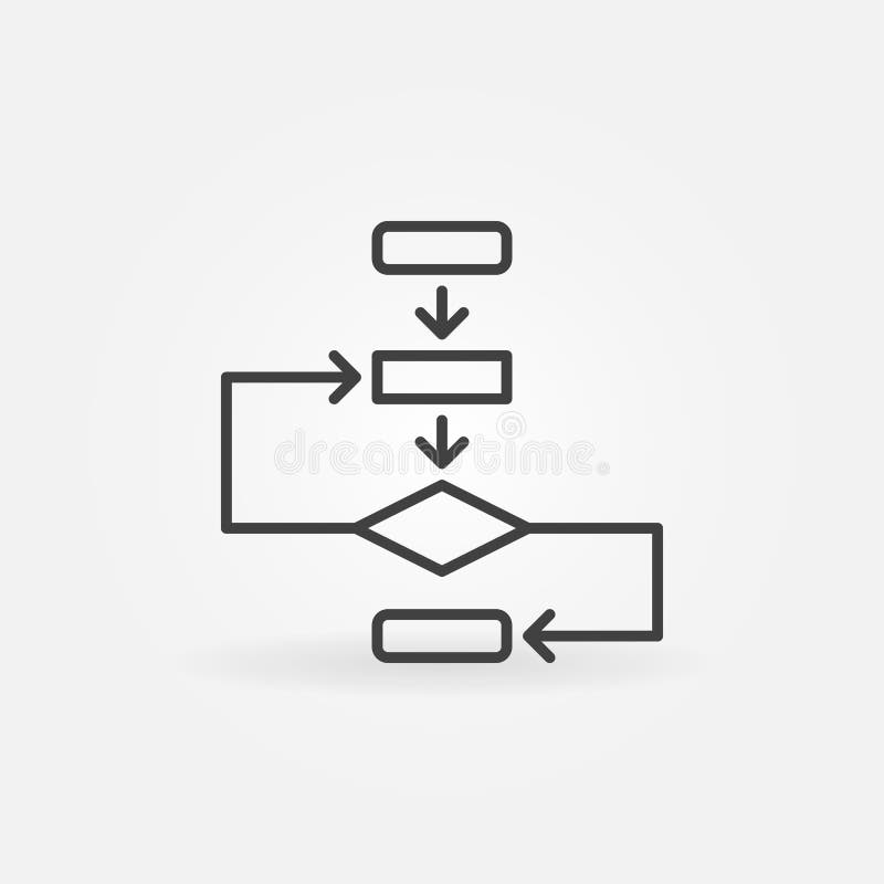 Algorithm Vector Concept Icon in Thin Line Style Stock Vector ... Algorithm Vector Concept Icon in Thin Line Style Stock Vector ...