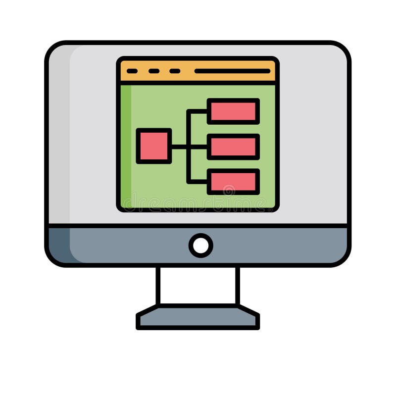 Algorithm Vector Icon Which Can Easily Modify or Edit . Stock Vector - Illustration of text ...