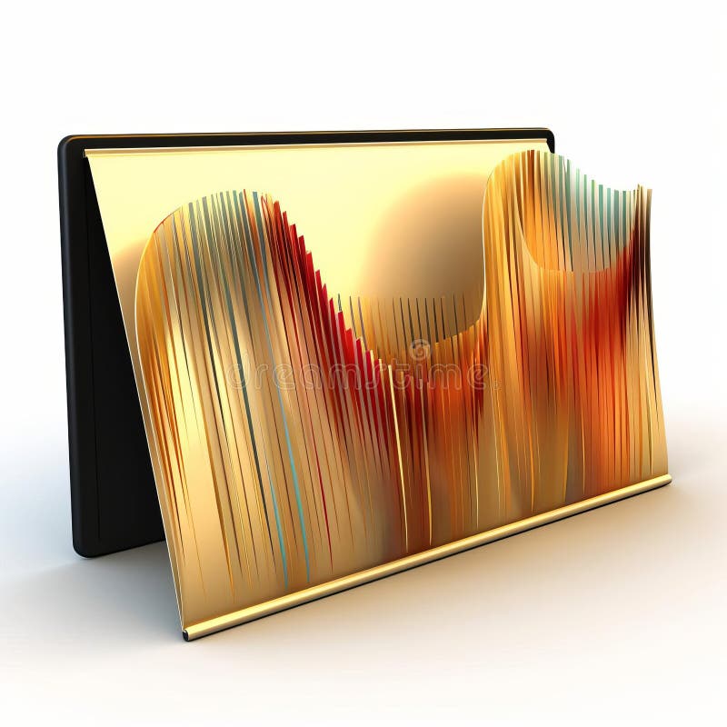 Algorithmic Art File Folder Isolated on White Background Image Stock ...