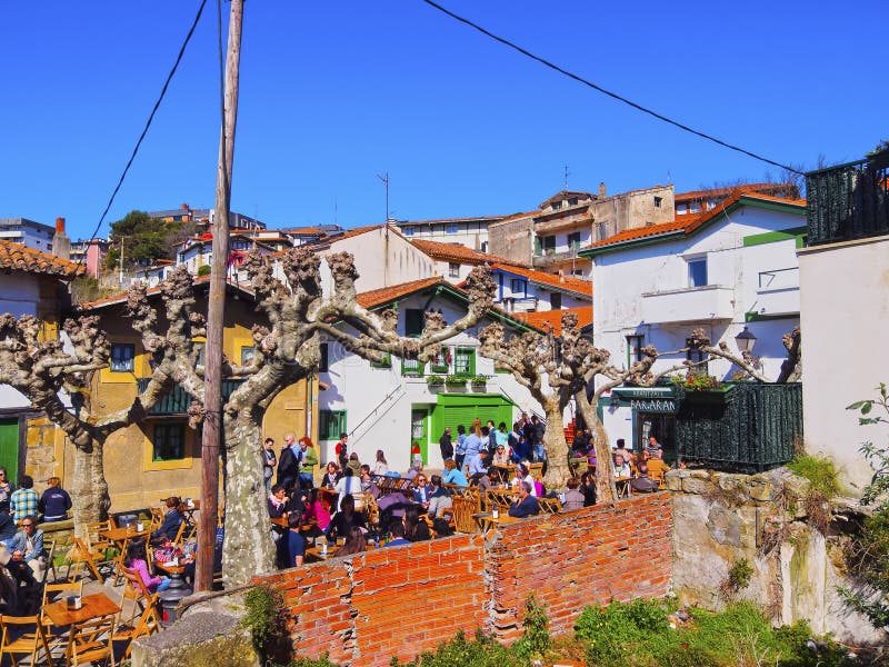 Old Port of Algorta, Gecho, Spain Editorial Stock Photo - Image of ...