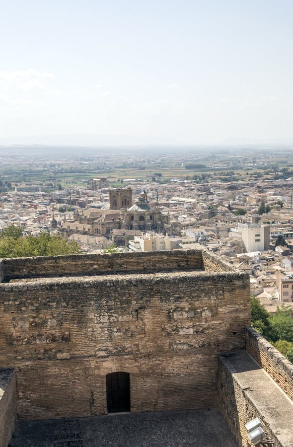 Alhambra stock image. Image of hill, granada, mountain - 99463719