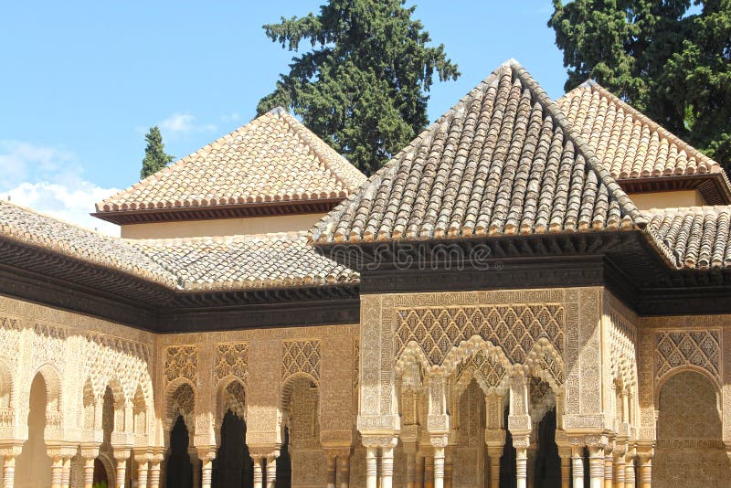 Alhambra stock photo. Image of engraving, history, palace - 31468274