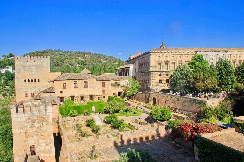 Alhambra Castle in Granada, Spain Editorial Photo - Image of tourism ...