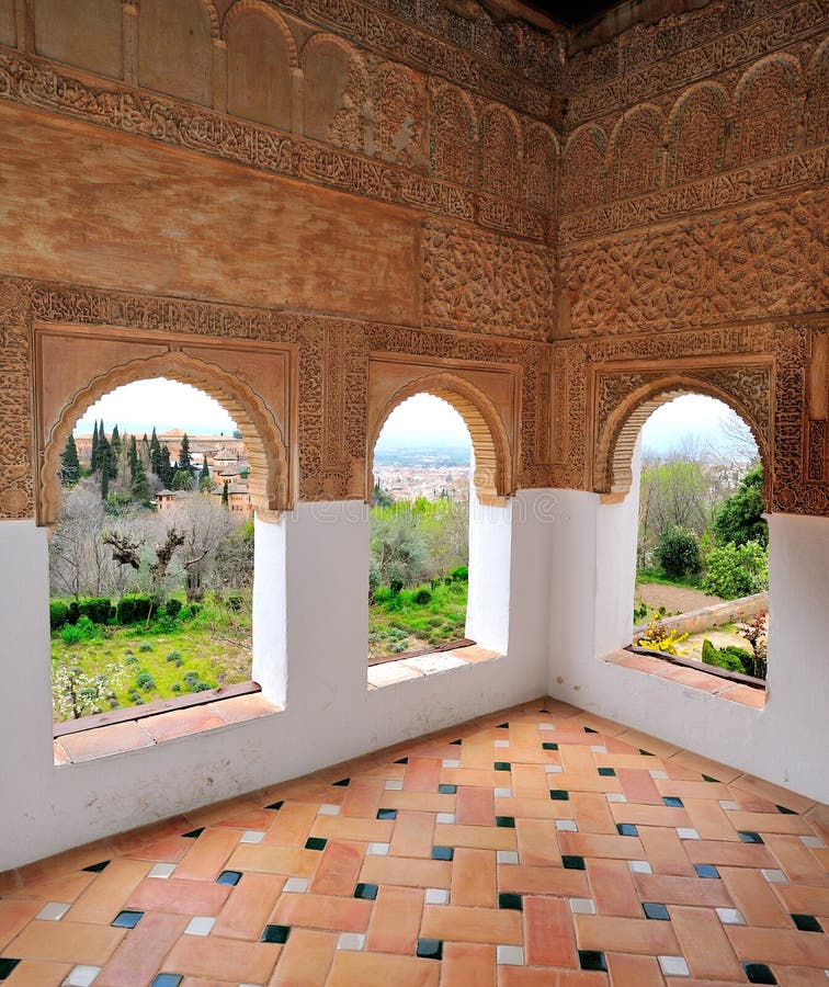 The Alhambra,Granada stock image. Image of moorish, muslim - 14055743