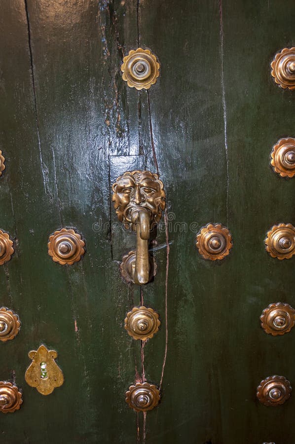 The Alhambra of Granada, Spain. Gate of the Palace Stock Photo - Image ...