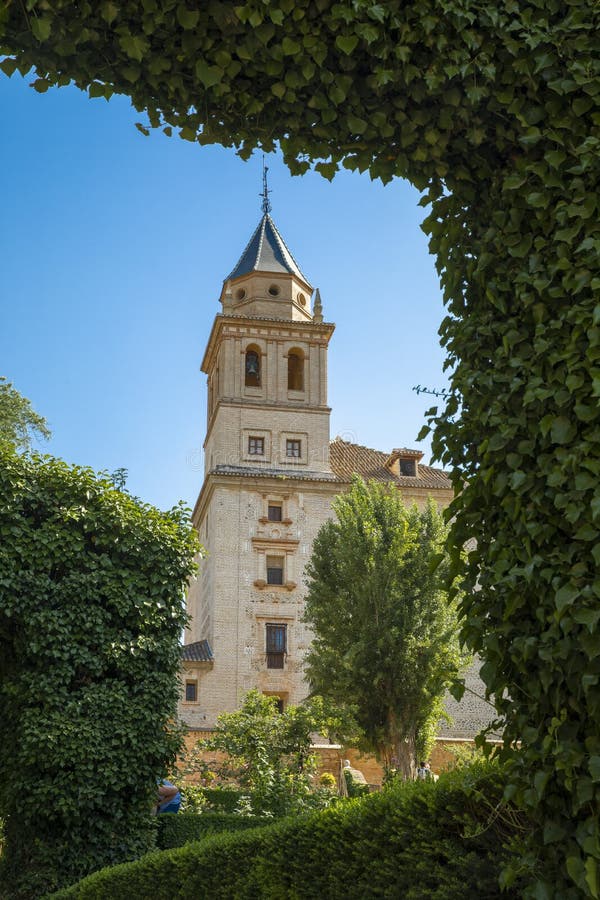 Alhambra Palace Architecture in Spain Stock Photo - Image of center ...