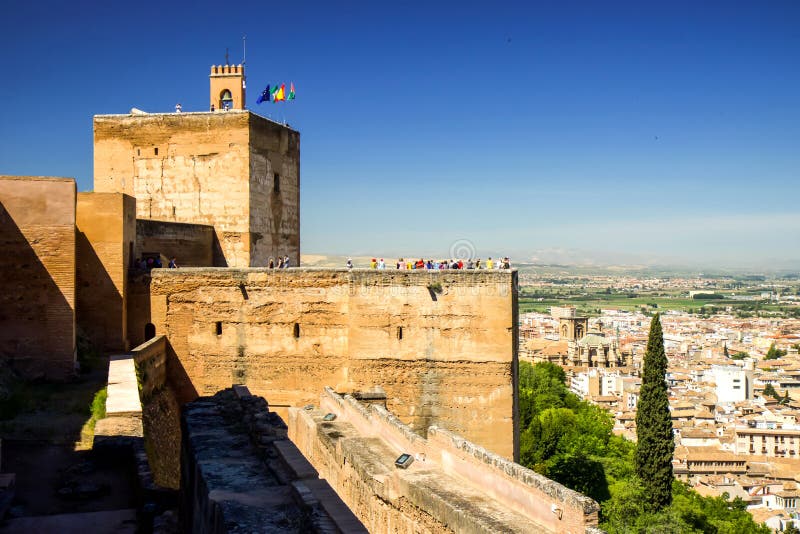 Alhambra tower editorial photo. Image of space, style - 94950821