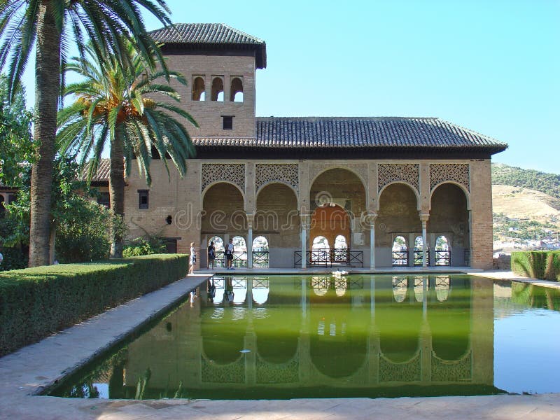 Alhambra view stock image. Image of muslim, moorish, arabs - 4258621