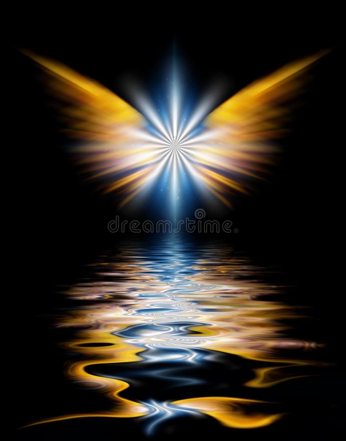 Ali di angeli illustrazione di stock. Illustrazione di angelo - 79298695