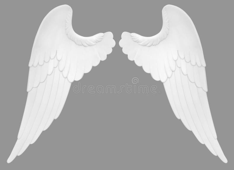 Ali di angelo fotografia stock. Immagine di cielo, uccello - 3213848