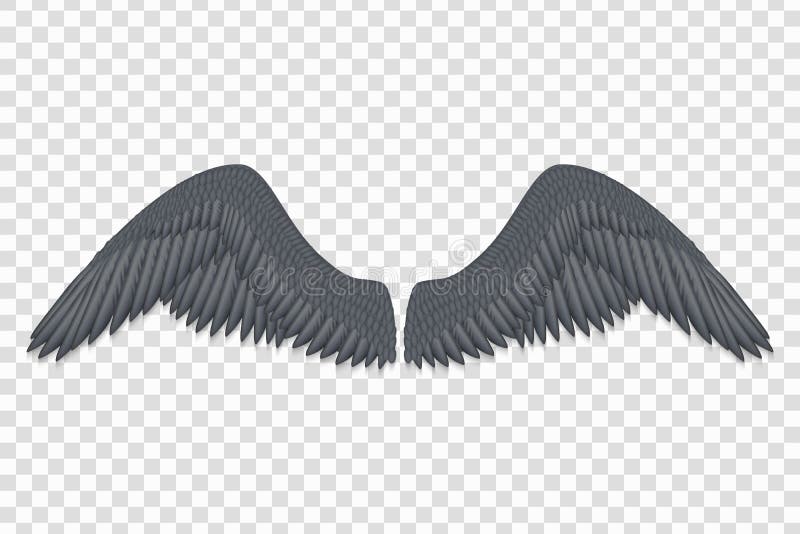 Ali Nere Di Angelo Illustrazioni, Vettoriali E Clipart Stock – (180 ...